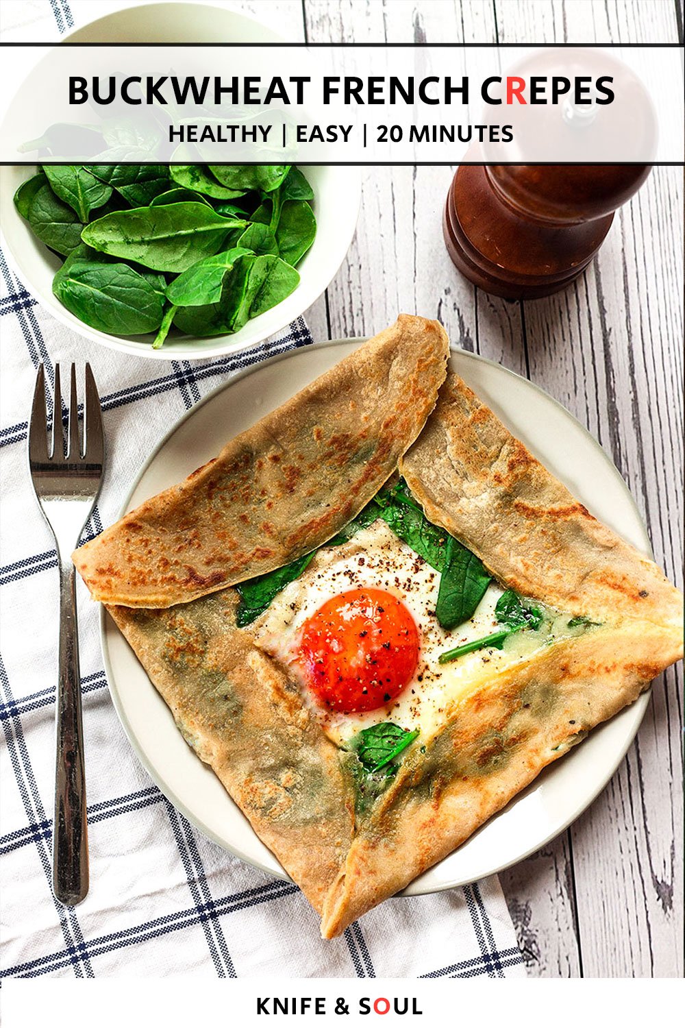 French Buckwheat Galette Bretonne - Knife and Soul