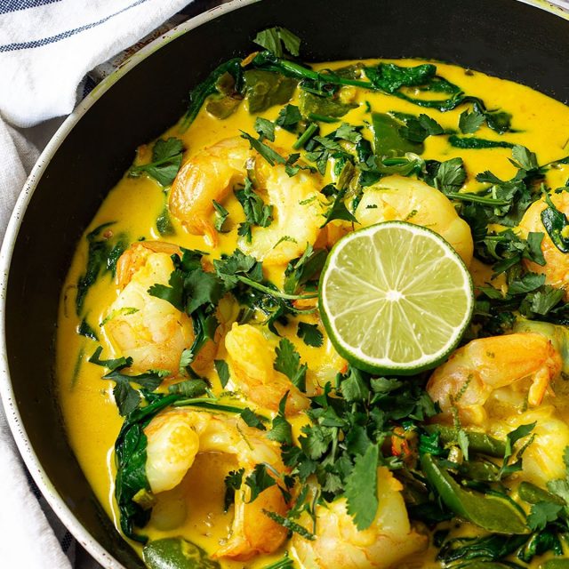 Easy Prawn Curry With Coconut Milk - Knife and Soul