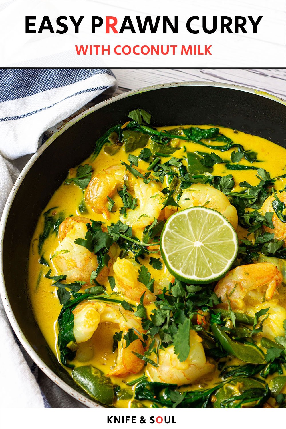 Easy Prawn Curry With Coconut Milk - Knife and Soul