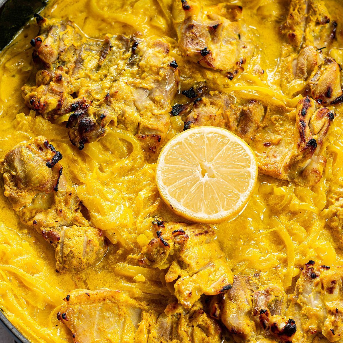 Grilled Lemon & Turmeric Chicken Thighs - Knife and Soul