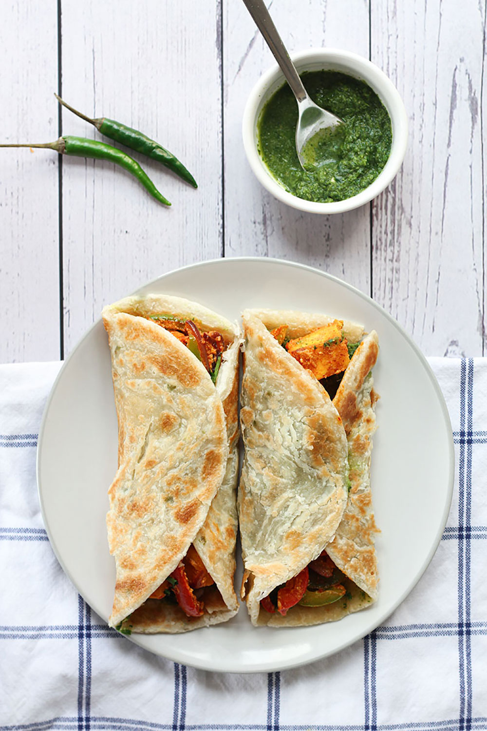 Paneer Kathi Rolls (Super Easy Recipe) - Knife and Soul