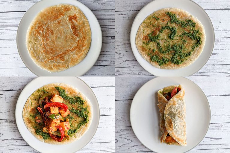 Paneer Kathi Rolls (Super Easy Recipe) - Knife and Soul