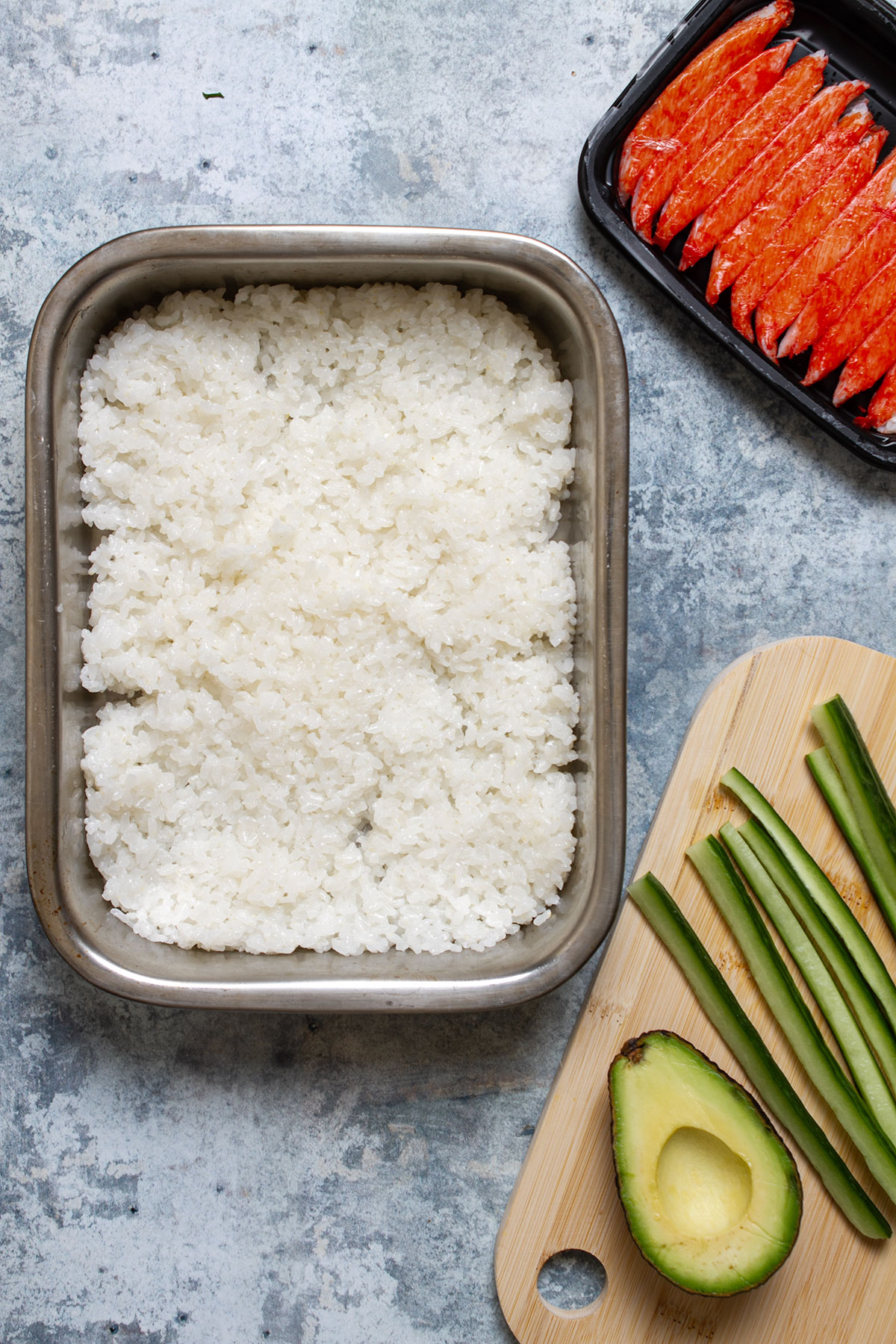 Crunchy Calafornia Roll Sushi Recipe - Knife and Soul