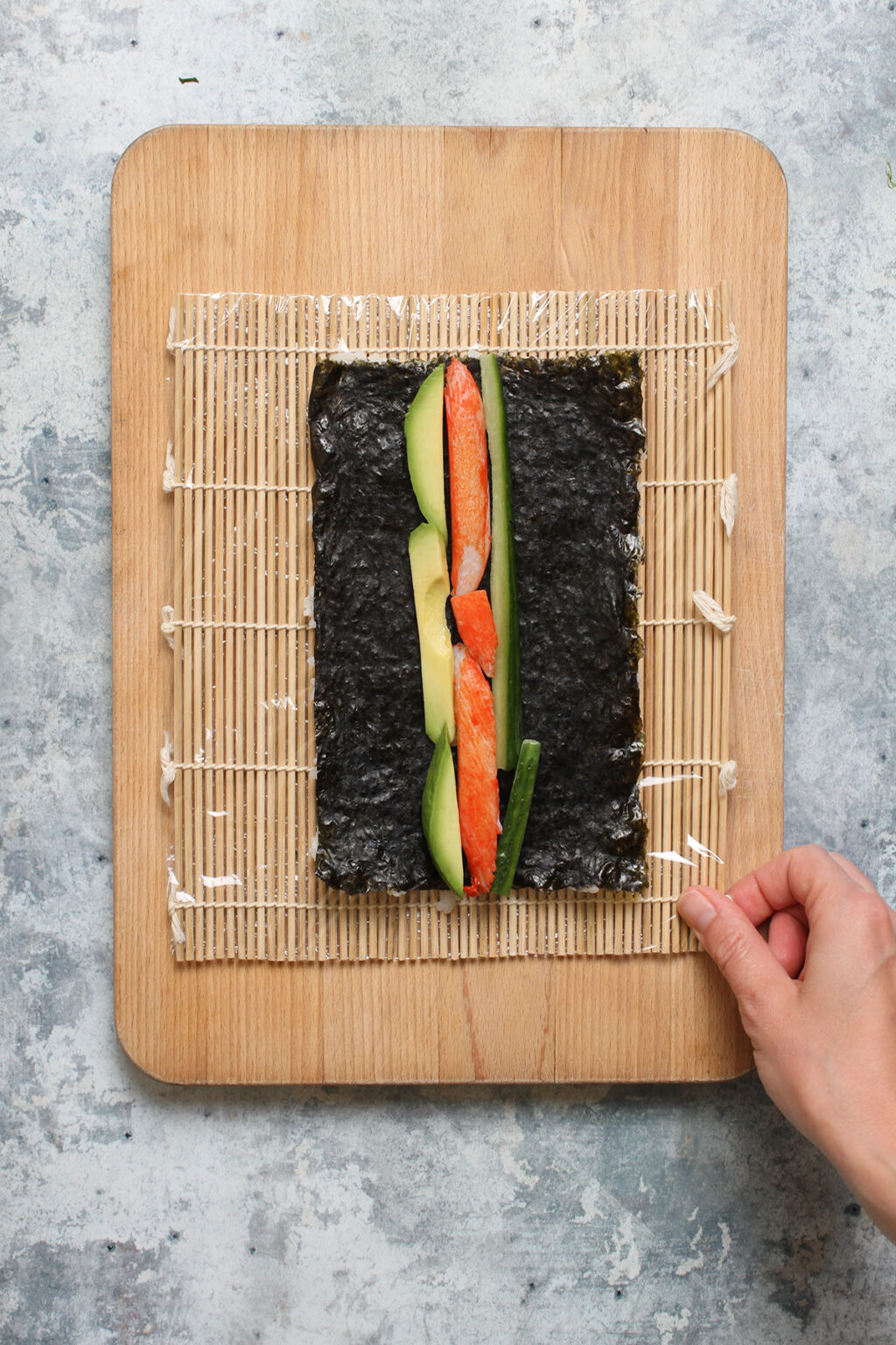 Crunchy Calafornia Roll Sushi Recipe - Knife and Soul