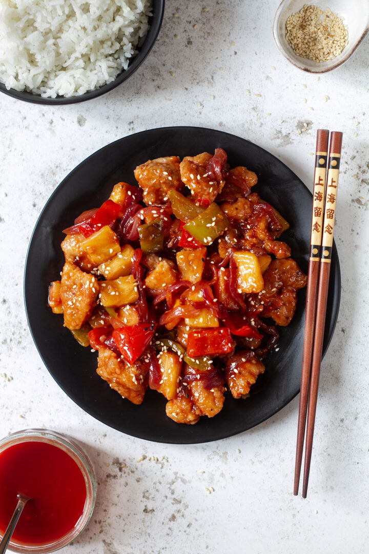 Chinese Hong Kong Style Sweet and Sour Chicken - Knife and Soul