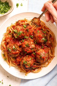 Traditional Italian Meatballs With Milk Soaked Bread - Knife and Soul