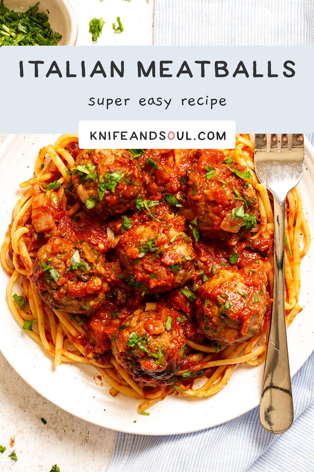 Traditional Italian Meatballs With Milk Soaked Bread - Knife and Soul
