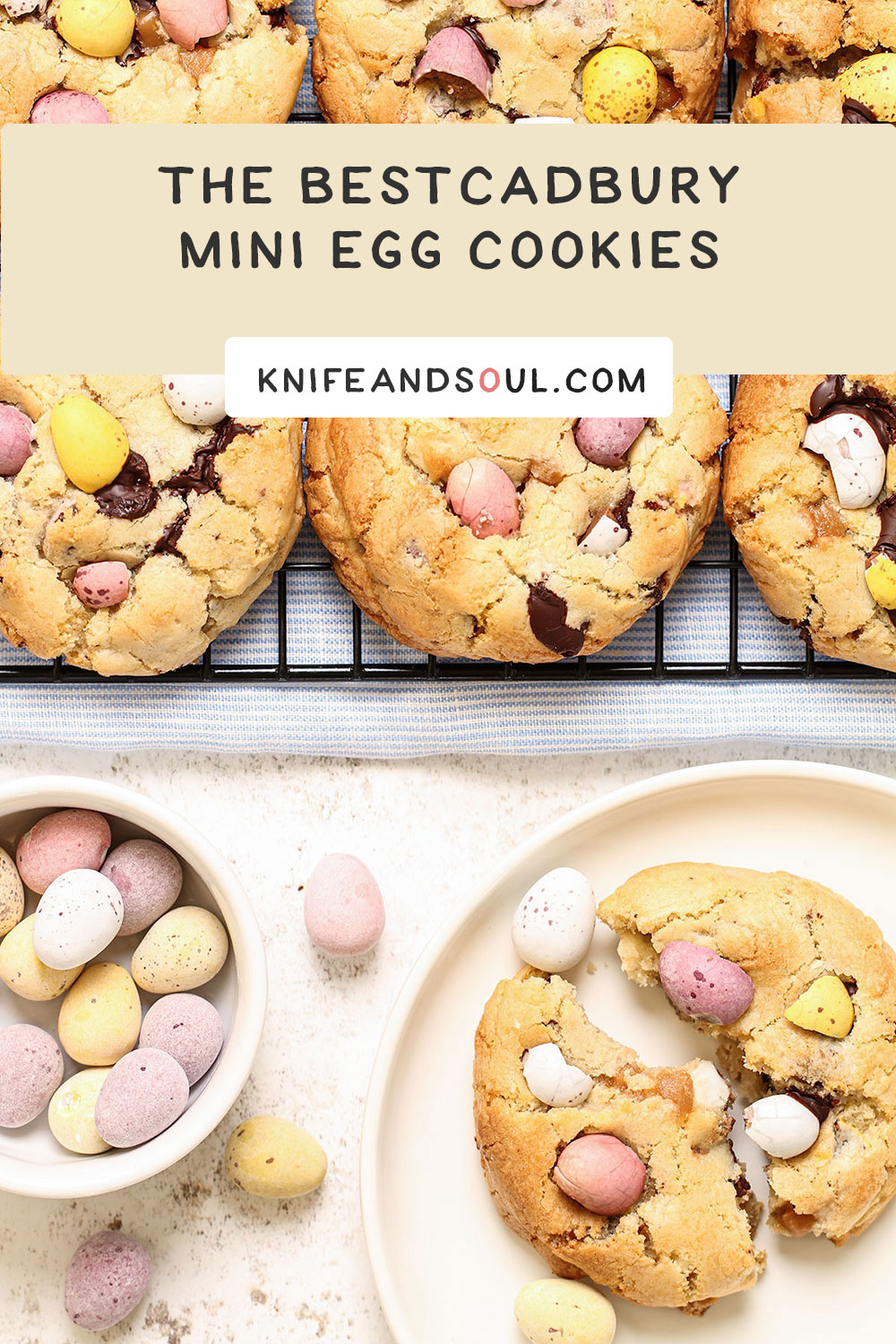 Mini Egg Cookies - Knife and Soul