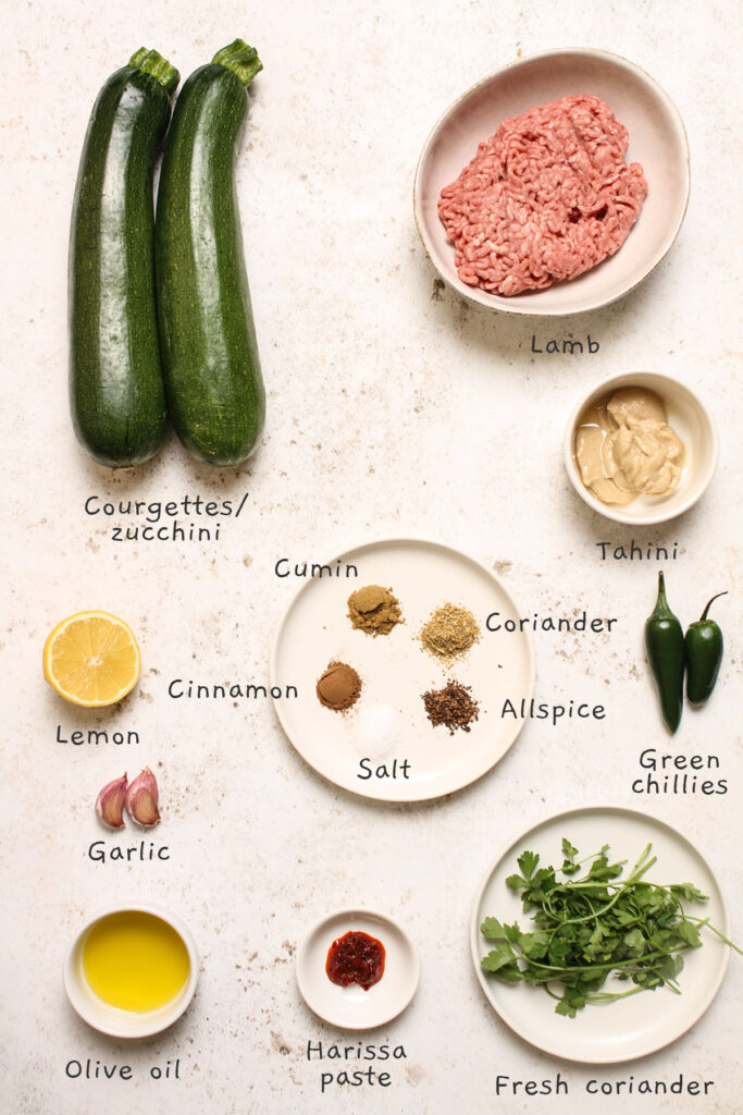 Middle Eastern Stuffed Zucchini - Knife and Soul