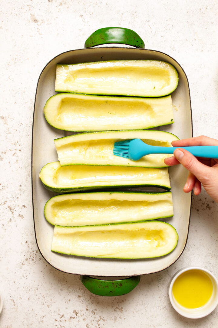 Middle Eastern Stuffed Zucchini - Knife and Soul