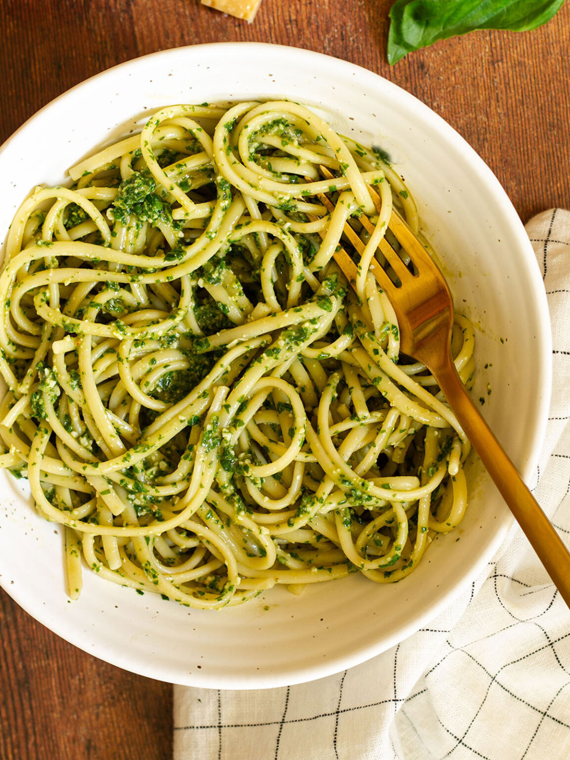 Lemon Artichoke Pesto Pasta - Knife and Soul