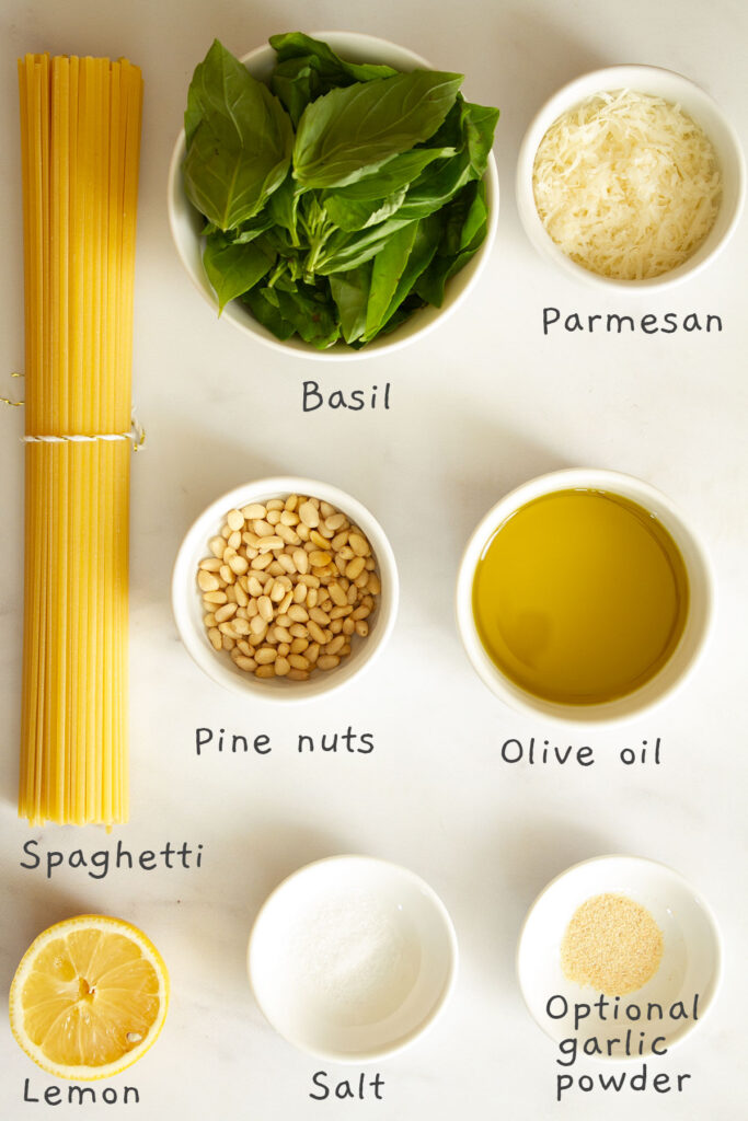Linguine Al Pesto (Pesto Pasta) - Knife and Soul