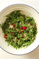 Rocket Salad With Parmesan, Tomato and Balsamic Dressing - Knife and Soul