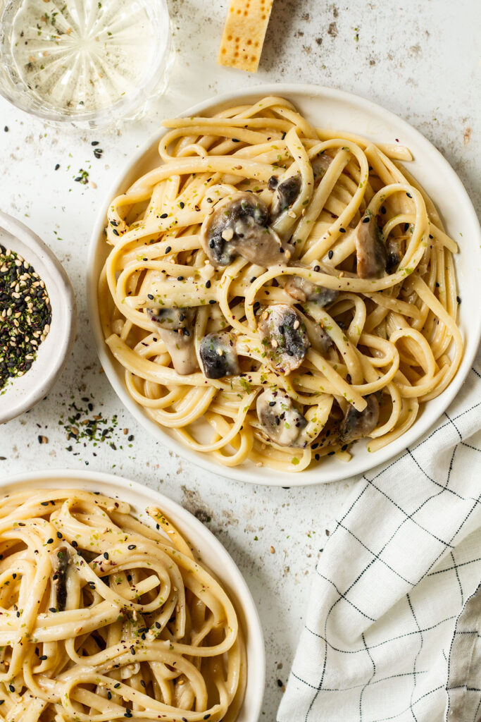 Creamy Miso Mushroom Pasta (15 Minute Recipe) - Knife and Soul